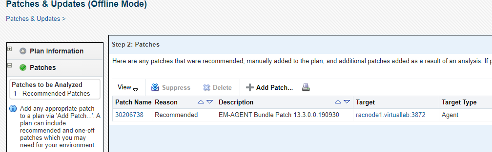 How to Apply OEM Agent Patches Using Patch Plans in Offline Mode – Make ...
